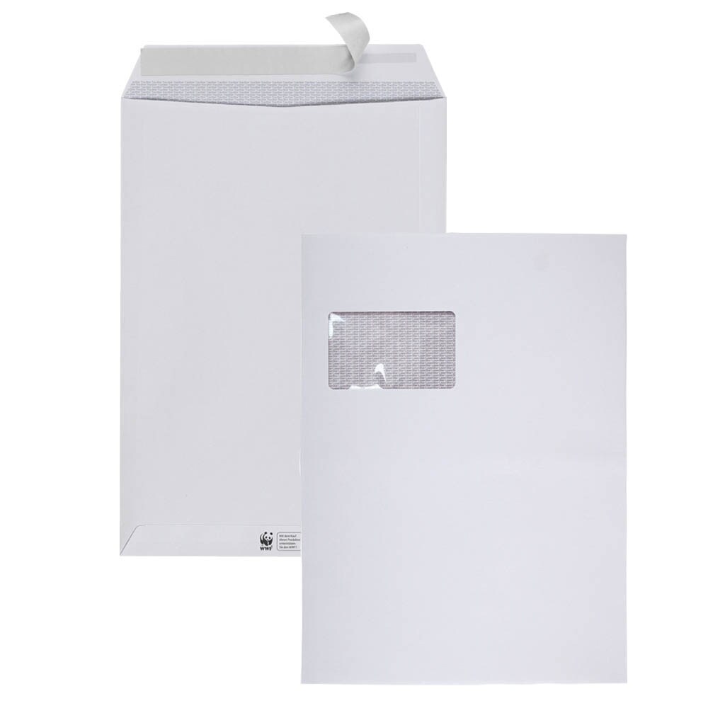 BONG Versandtaschen TopSTAR DIN C4 mit Fenster weiß 10 St. | office ...