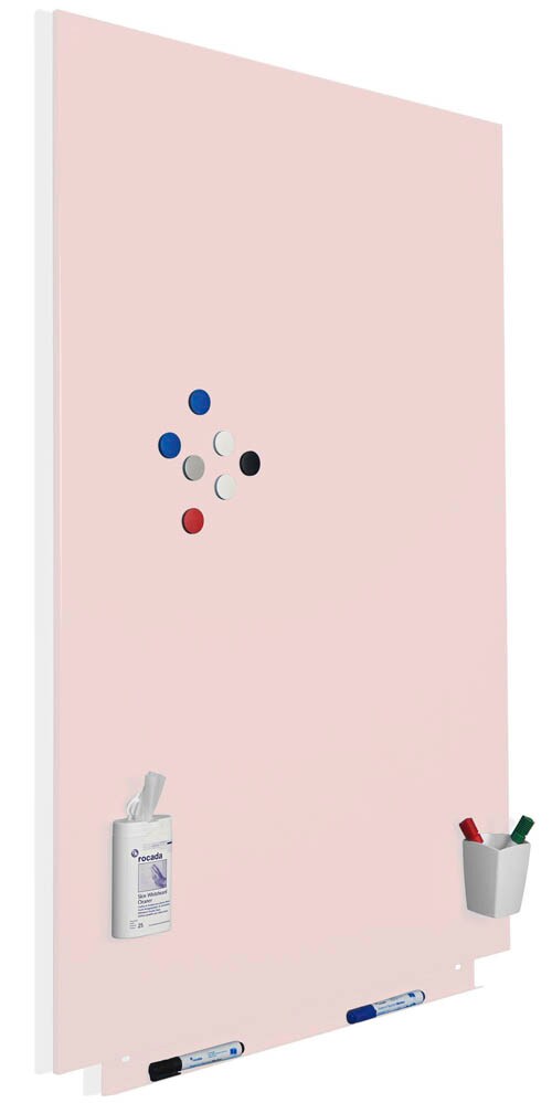 rocada Whiteboard Skin 100,0 x 150,0 cm pink lackierter Stahl | office ...