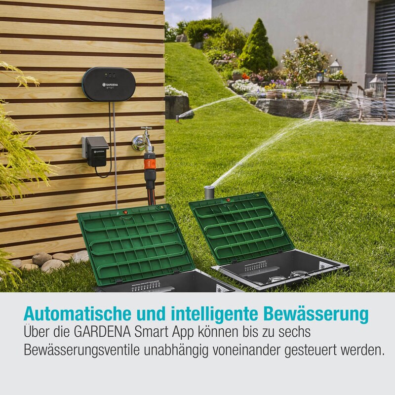 GARDENA Bewässerungssteuerung smart Irrigation Control Sensor Set ...