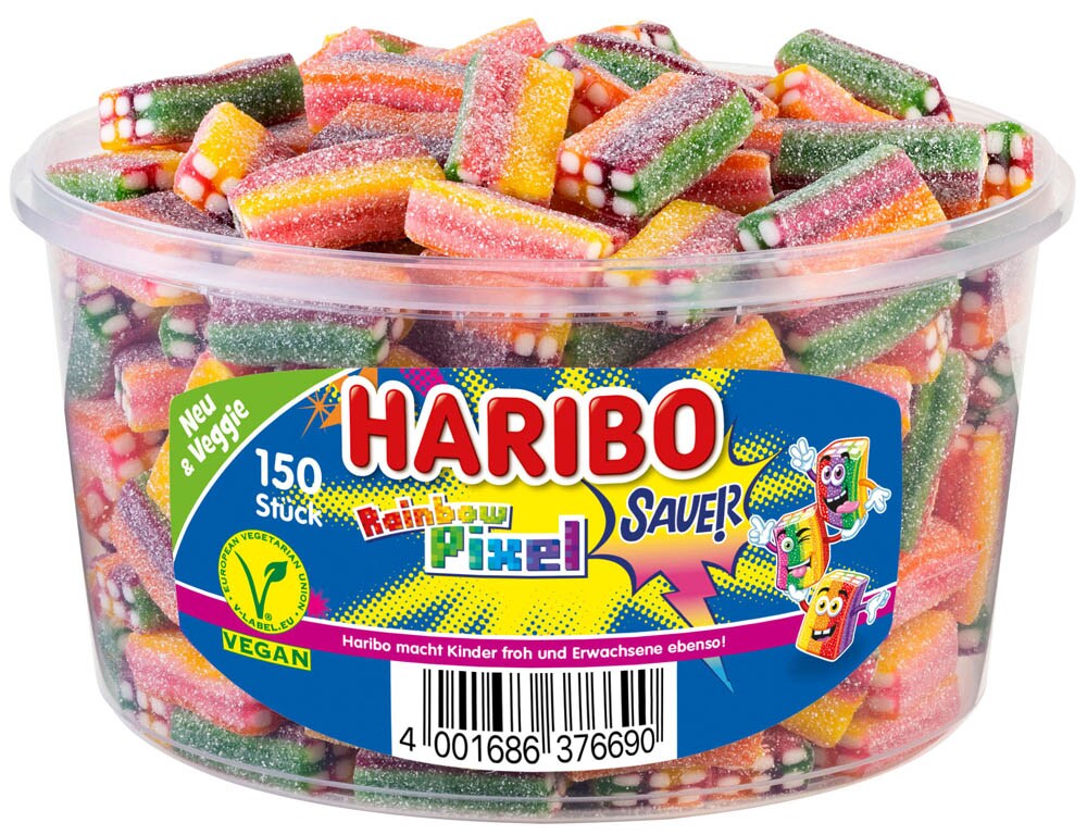HARIBO Rainbow Pixel Fruchtgummi 150 St. | office discount