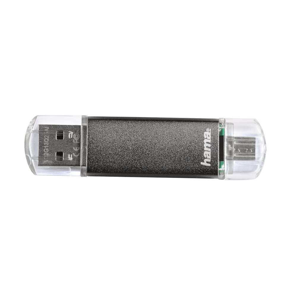 hama USB-Stick Laeta Twin grau 16 GB, 1 St. | office discount