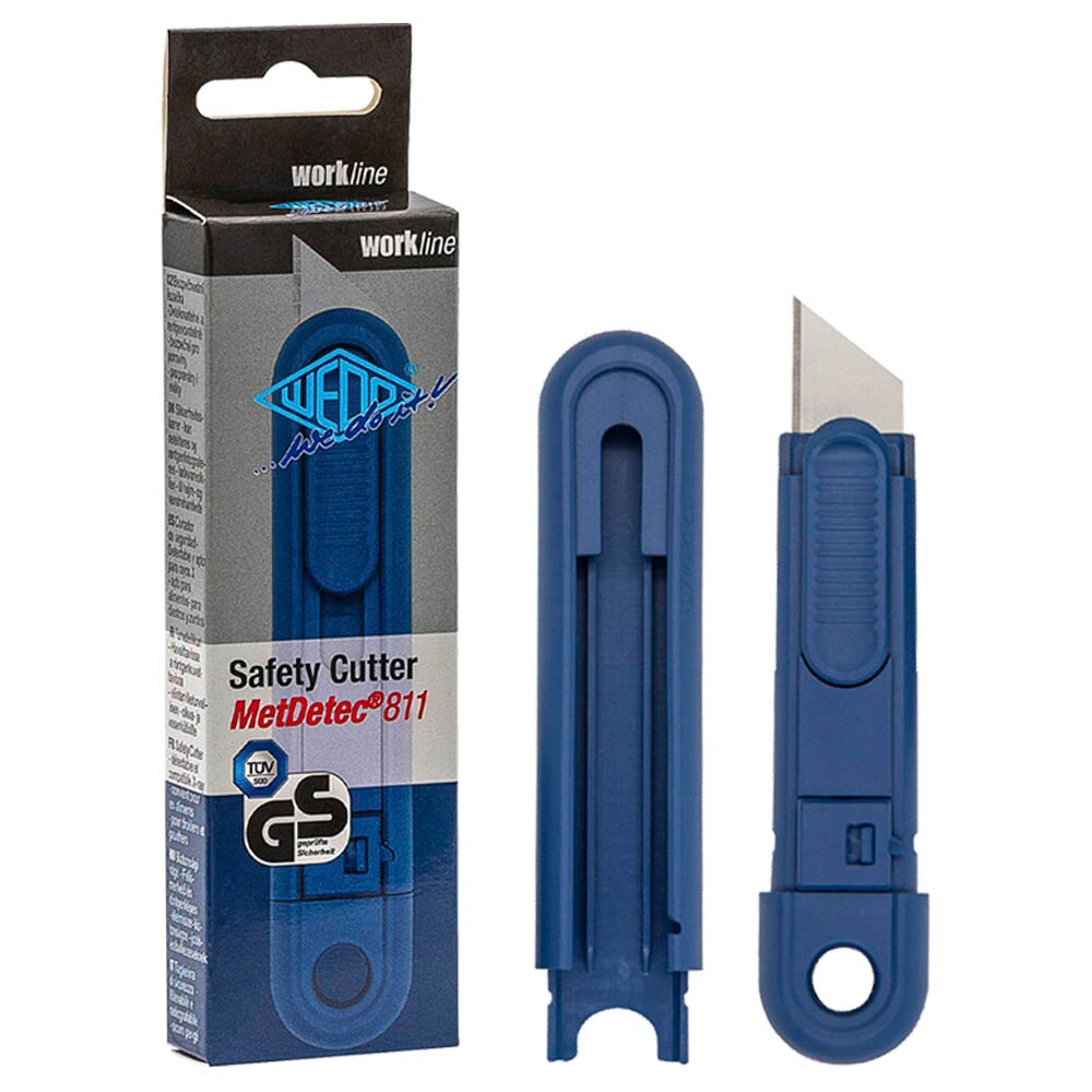 WEDO Cuttermesser Safety MetDetec blau 19,0 x 61,0 cm, 1 St. | office ...