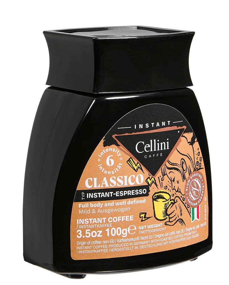 Cellini INSTANT-ESPRESSO Instantkaffee, Arabica- und Robustabohnen ...