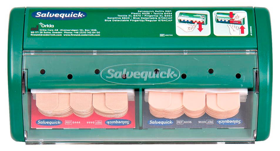 Salvequick® Pflasterspender 1009070 grün Kunststoff, 1 St. | office ...
