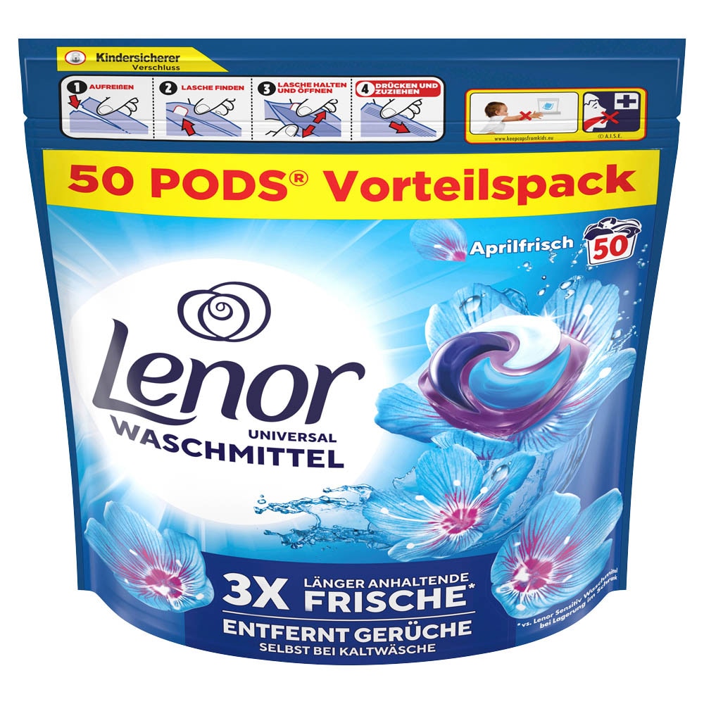 Lenor UNIVERSAL PODS® Waschmittel Caps, 50 St. | office discount