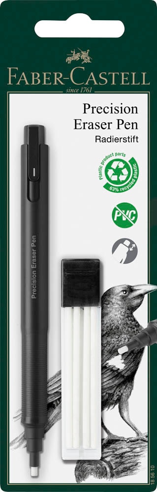 FABER-CASTELL Radierstift PRECISION ERASER PEN weiß, 1 St. | office ...