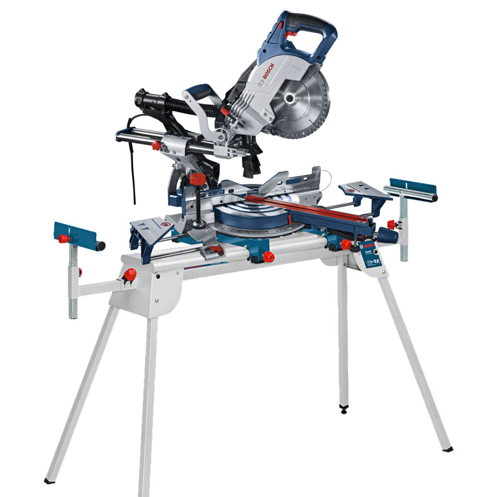 BOSCH Professional GCM 8 SJL + Arbeitstisch GTA 2600 Paneelsäge-Set 1. ...