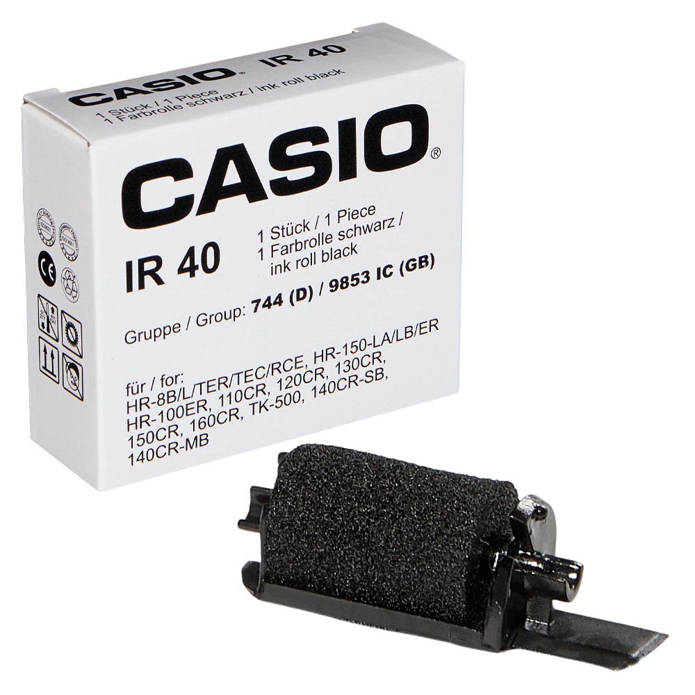 CASIO IR-40-2 (Gruppe 744) schwarz Farbrolle | office discount