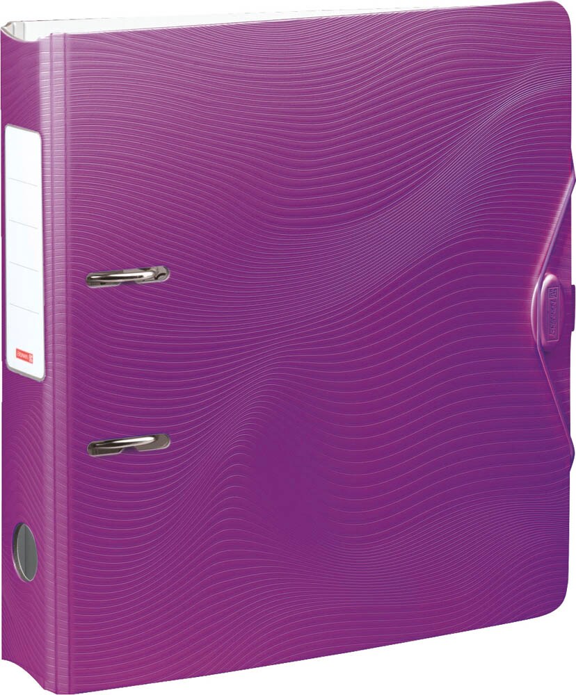BRUNNEN WAVE Ordner purple Kunststoff 7,0 cm DIN A4, 1 St. | office ...