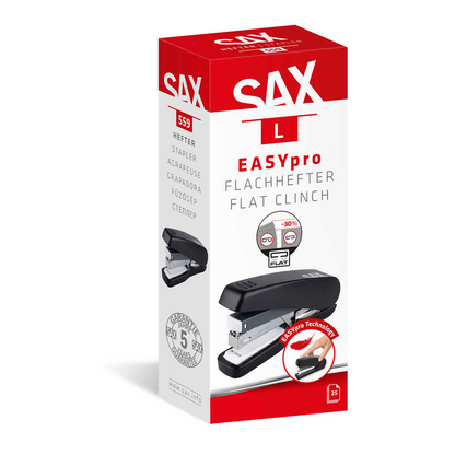 sax design Heftgerät EasyPro 559 L schwarz, 1 St. | office discount