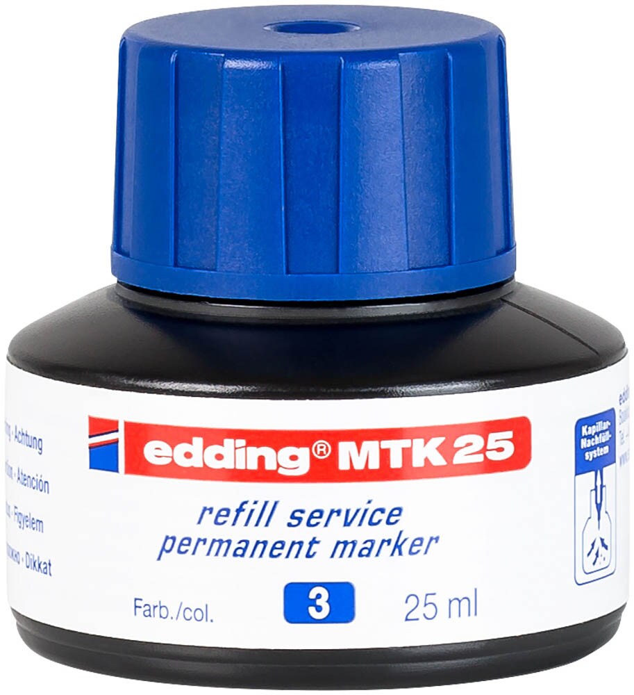 edding Nachfülltinte MTK 25 blau | office discount