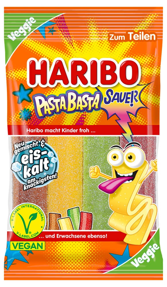 HARIBO PASTA BASTA SAUER Fruchtgummi 160,0 g | office discount