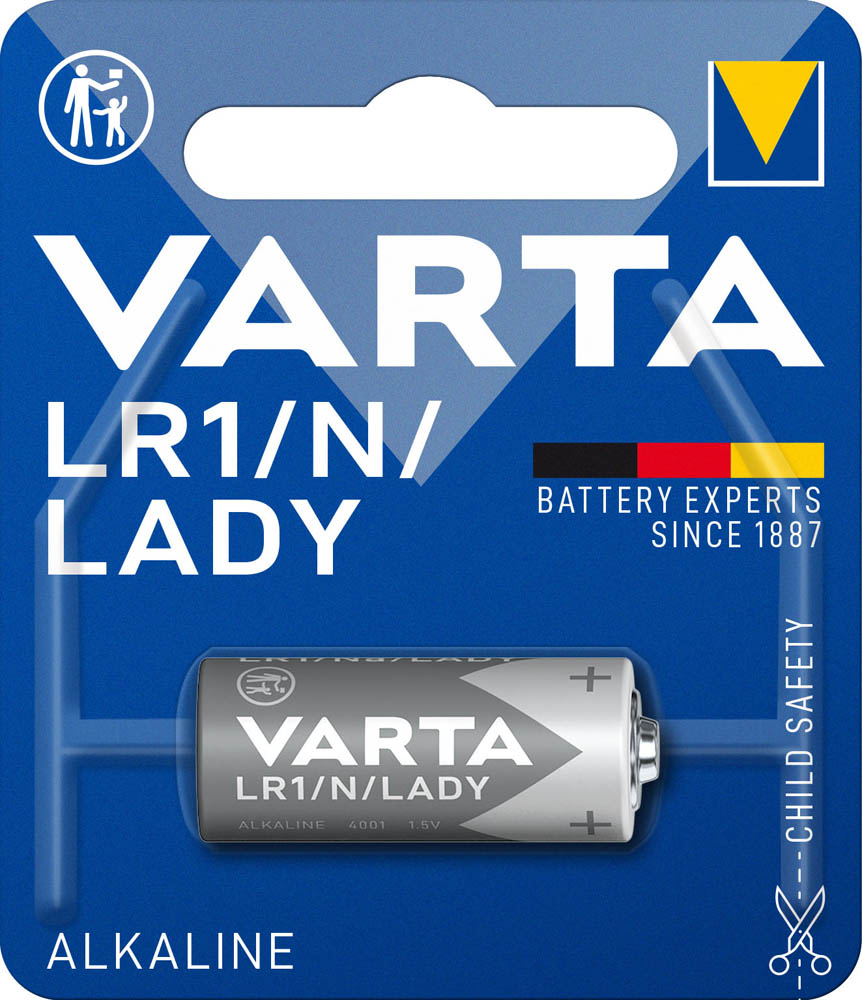 VARTA Batterie LR1/N/LADY Alkali-Mangan Lady N 1,5 V, 1 St. | office ...