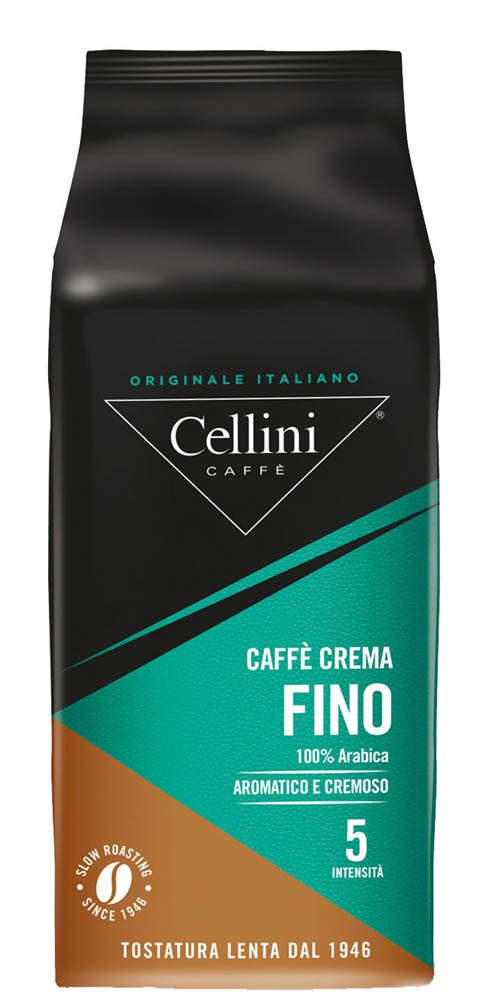 Cellini CAFFÈ CREME FINO Kaffeebohnen, Arabicabohnen kräftig, 1,0 kg ...