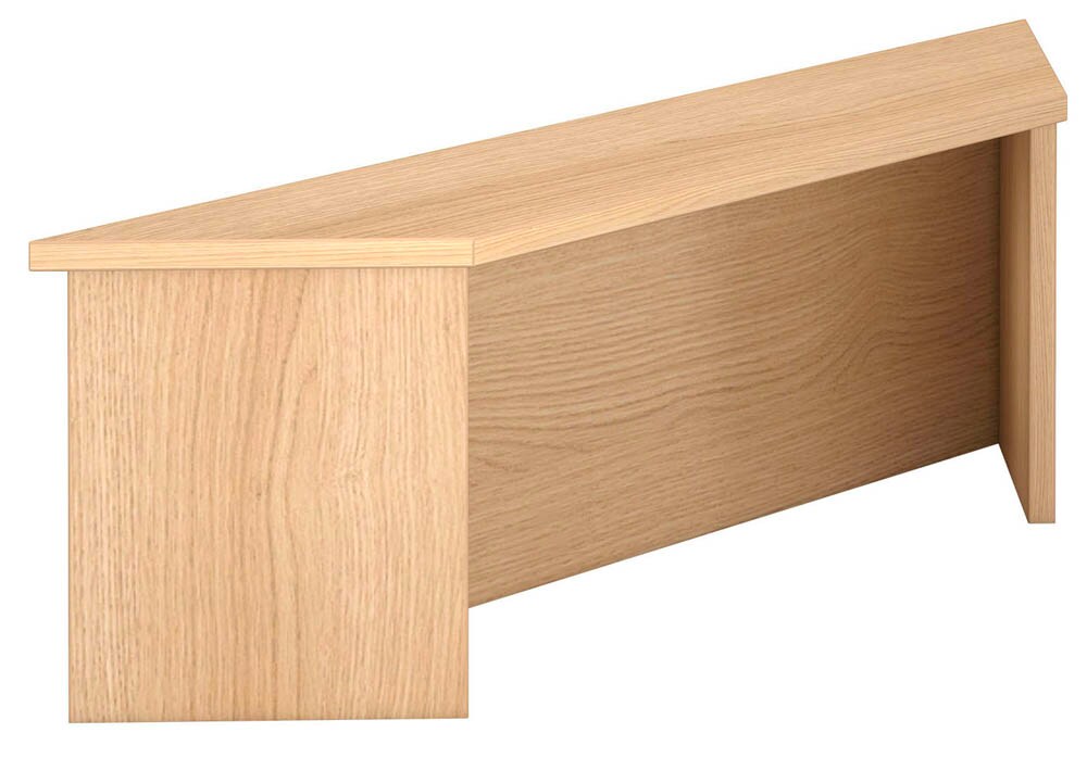 HAMMERBACHER Thekenaufsatz WB90 gerade, eiche 113,2 x 32,0 x 35,0 cm ...