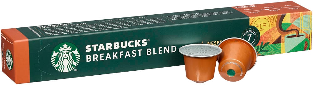 NESPRESSO STARBUCKS® Breakfast Blend Kaffeekapseln, mild, 10 Stück ...