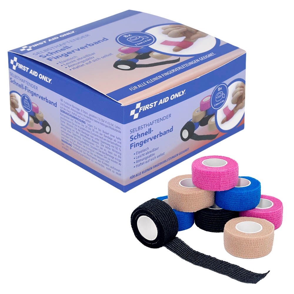 FIRST AID ONLY® Fingerpflaster P-10072 00 bunt, 8 St. | office discount