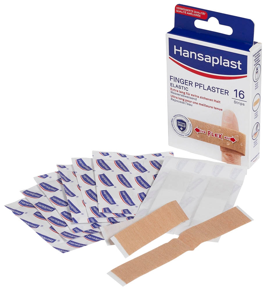 Hansaplast Fingerpflaster ELASTIC 4808231000 beige, 16 St. | office ...