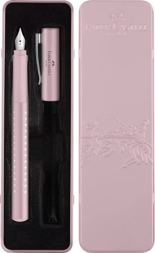 FABER-CASTELL Sparkle M im Geschenketui Patronenfüller rose M (mittel ...