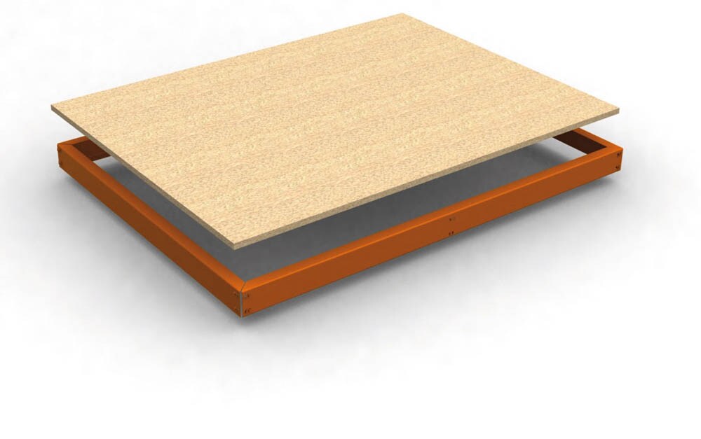 Simonrack Fachboden für Schwerlastregal ECOFORTE EA 1204 orange 120,0 x ...