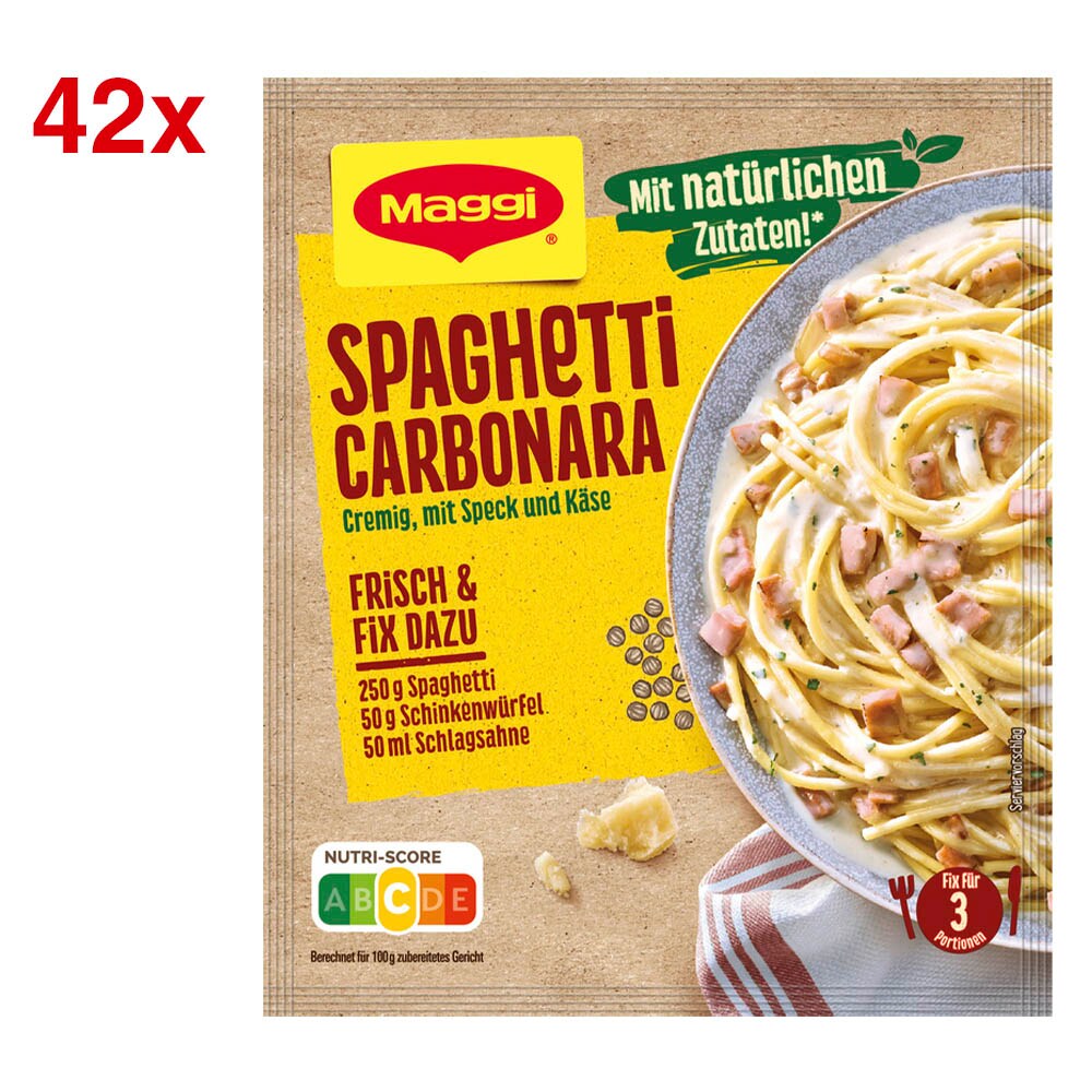 Maggi® Spaghetti Carbonara 42x 3 Portionen | office discount