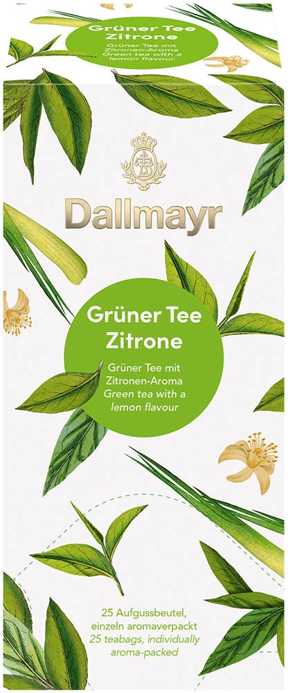 Dallmayr Grüner Tee Zitrone Tee 25 Portionen | office discount