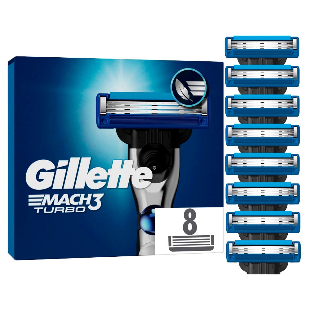 Gillette MACH3 TURBO Rasierklingen 8 St. | office discount