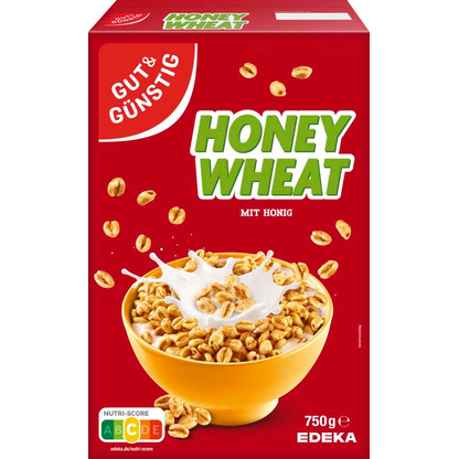 GUT&GÜNSTIG Honey Wheat Müsli 2x 375,0 g, 1 St. | office discount