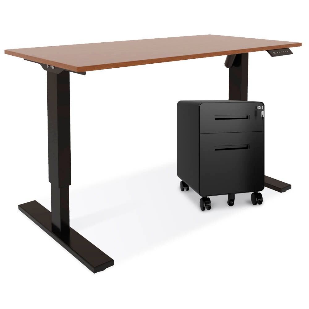 BISLEY Easy Starter Set Büromöbel-Set lincoln walnuss | office discount
