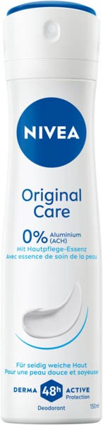 NIVEA Original Care ohne Aluminium Deo-Spray 150 ml | office discount