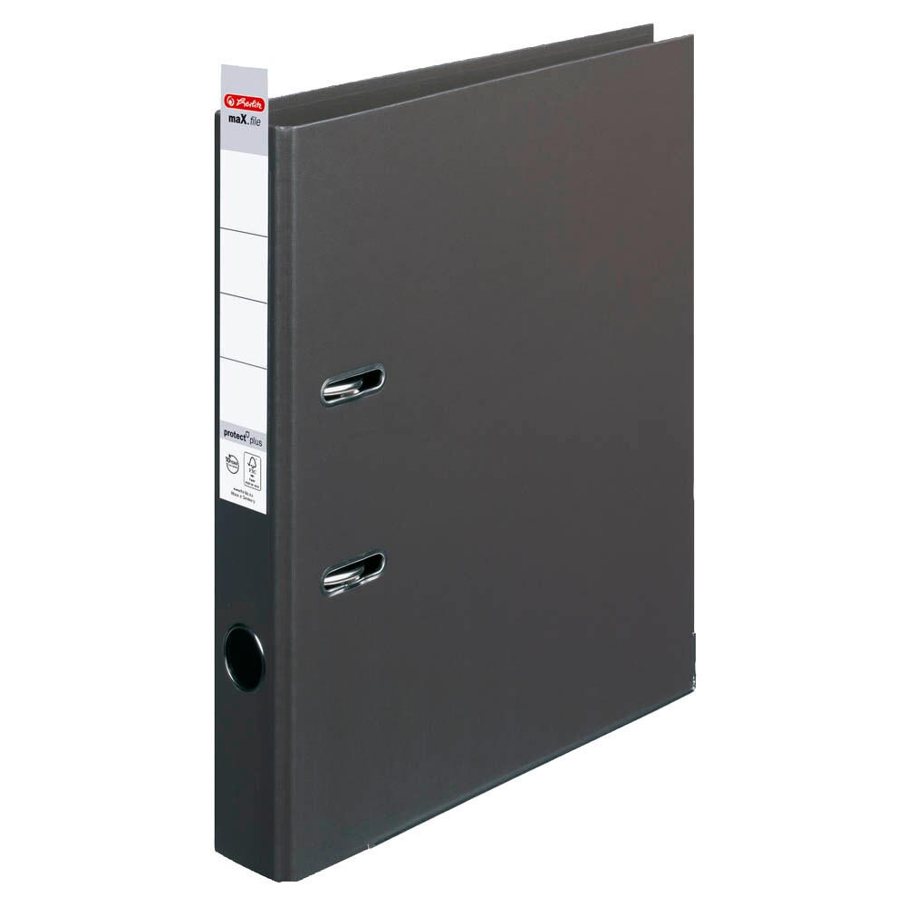 herlitz maX.file protect plus Ordner braun Kunststoff 5,0 cm DIN A4, 1 ...