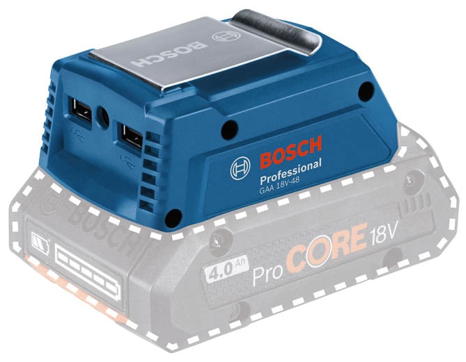 BOSCH Professional GAA 18V-48 USB-Akku-Ladegerät | office discount