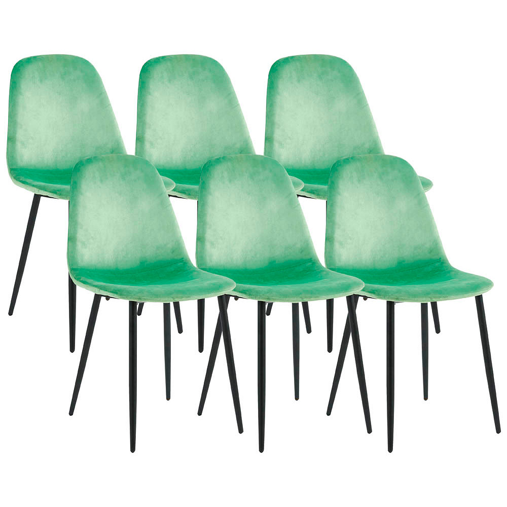 6 VCM my home Esszimmerstühle Fiolo 920095 mint Stoff | office discount