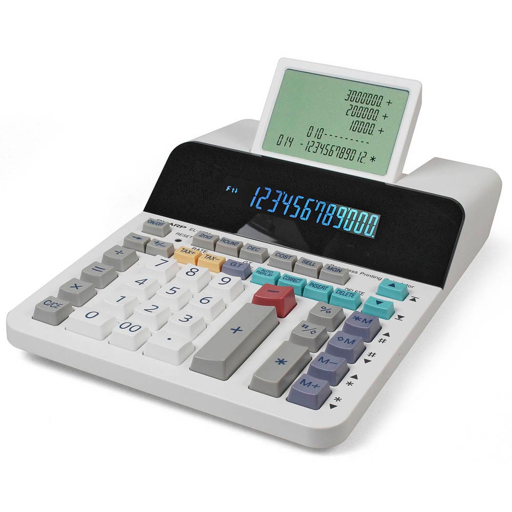 SHARP EL-1901 Tischrechner weiß | office discount