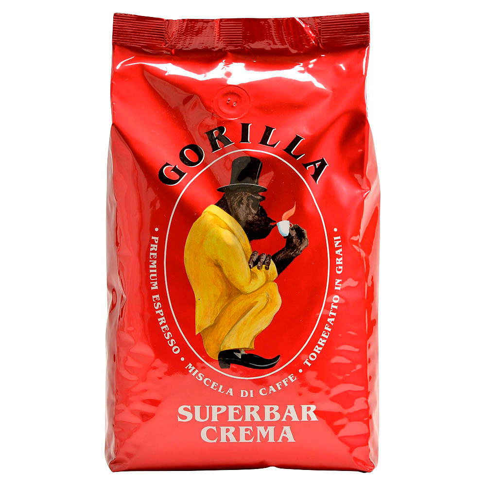 GORILLA Espresso Super Bar Crema Kaffeebohnen kräftig 1,0 kg | office ...