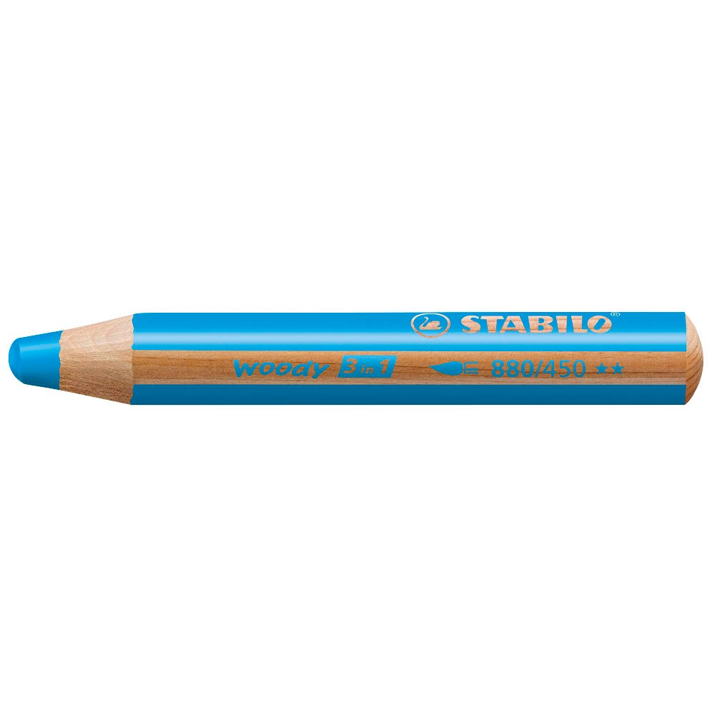 STABILO woody 3 in 1 Buntstift blau, 1 St. | office discount
