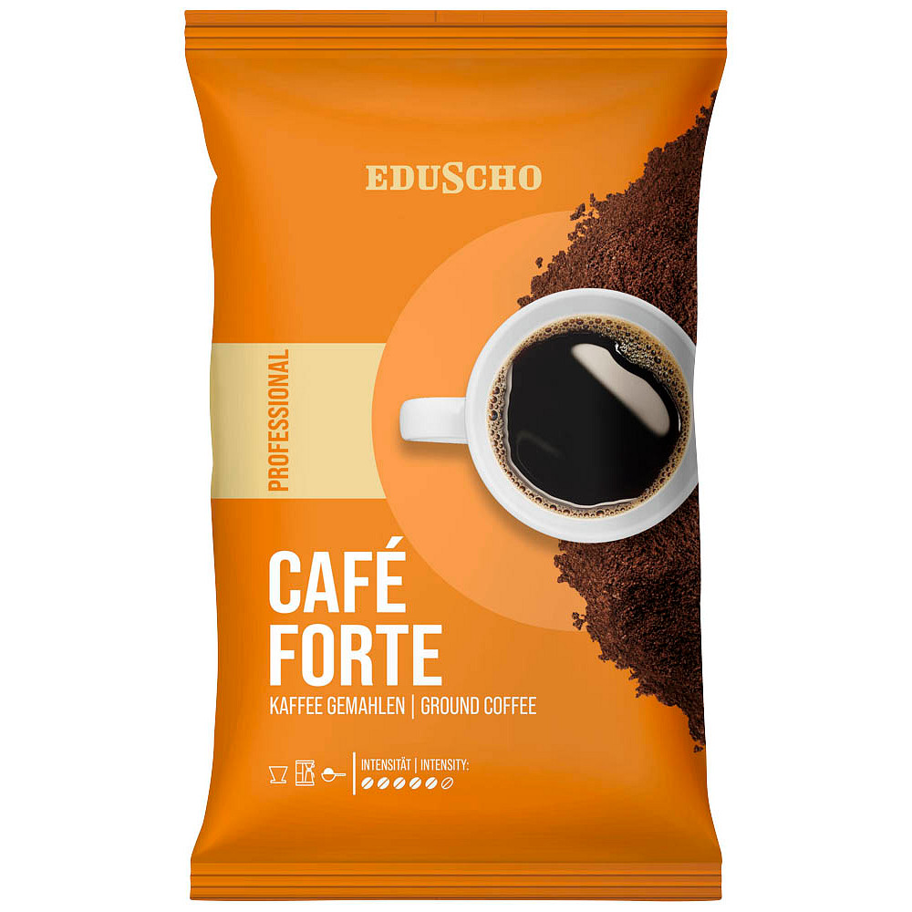 EDUSCHO PROFESSIONAL FORTE Kaffee, gemahlen Arabica- und Robustabohnen ...