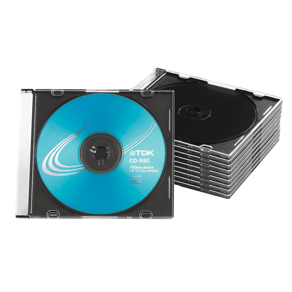 MediaRange 1er CD-/DVD-Hüllen Slim Cases transparent, 10 St. | office ...