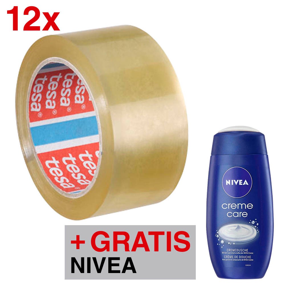 AKTION: tesa Packband tesapack® 4195 transparent 50,0 mm x 66,0 m 12 ...